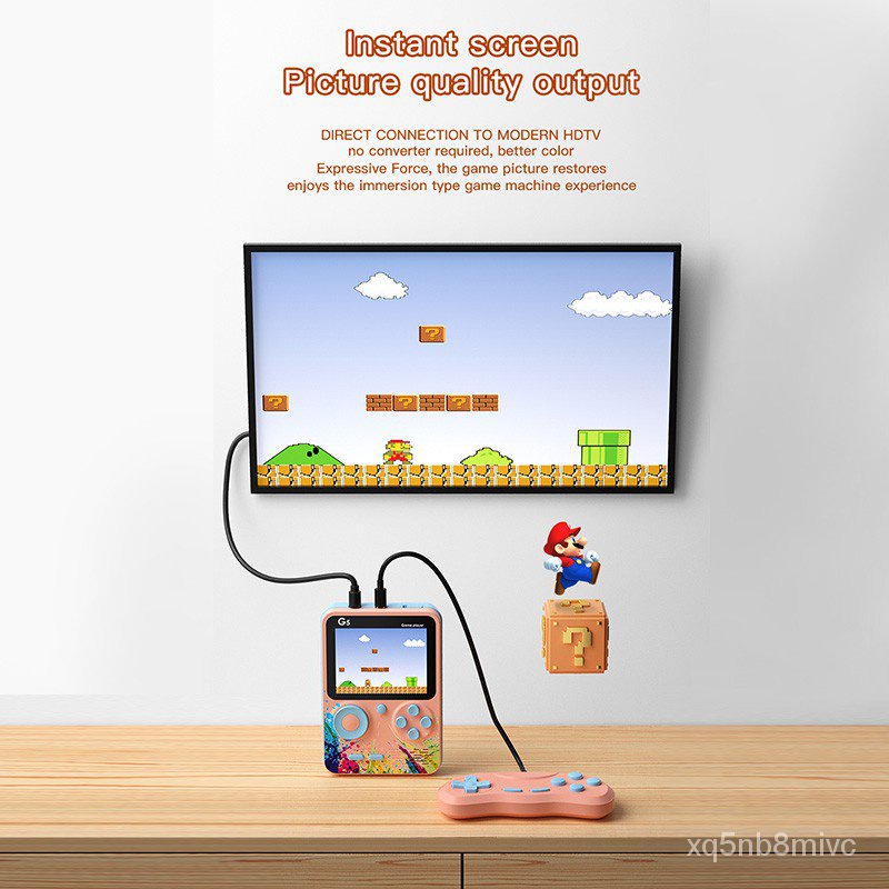 [Built-in 500 Games]G5 Gaming Machine Retro Mini Game Console Gameboy ...