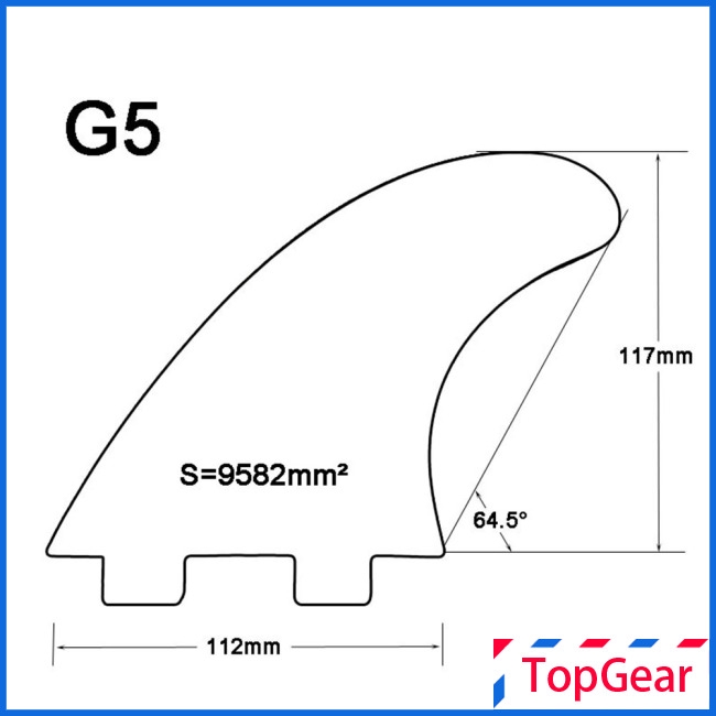 ครีบสําหรับติดกระดานโต้คลื่น fcs g5 3 ชิ้นชุด - r1limc.th - ThaiPick