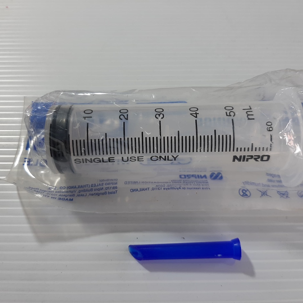 ไซริ้ง(Syringe50ML Irrigate nipro)กระบอกฉีดยา,เข็มฝั่งต้นทุเรียน,พลาสติกเหนียวทน50ซีซี | Shopee ...