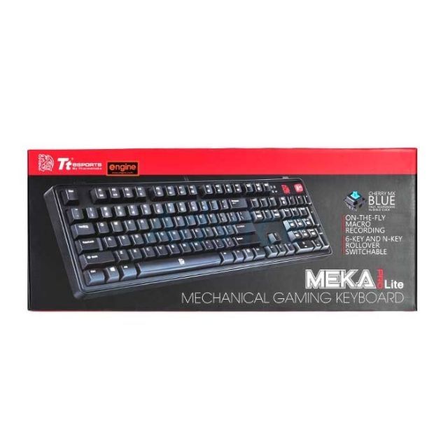 KB TT eSPORT Meka Pro Lite Cherry MX Blue switch - khongkachar - ThaiPick