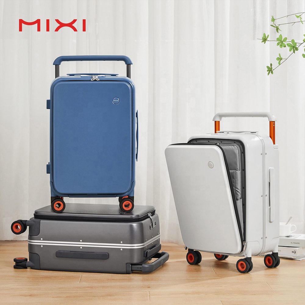 กระเป๋าเดินทางMixi luxury latest designed aluminum silent wheel trolley ...