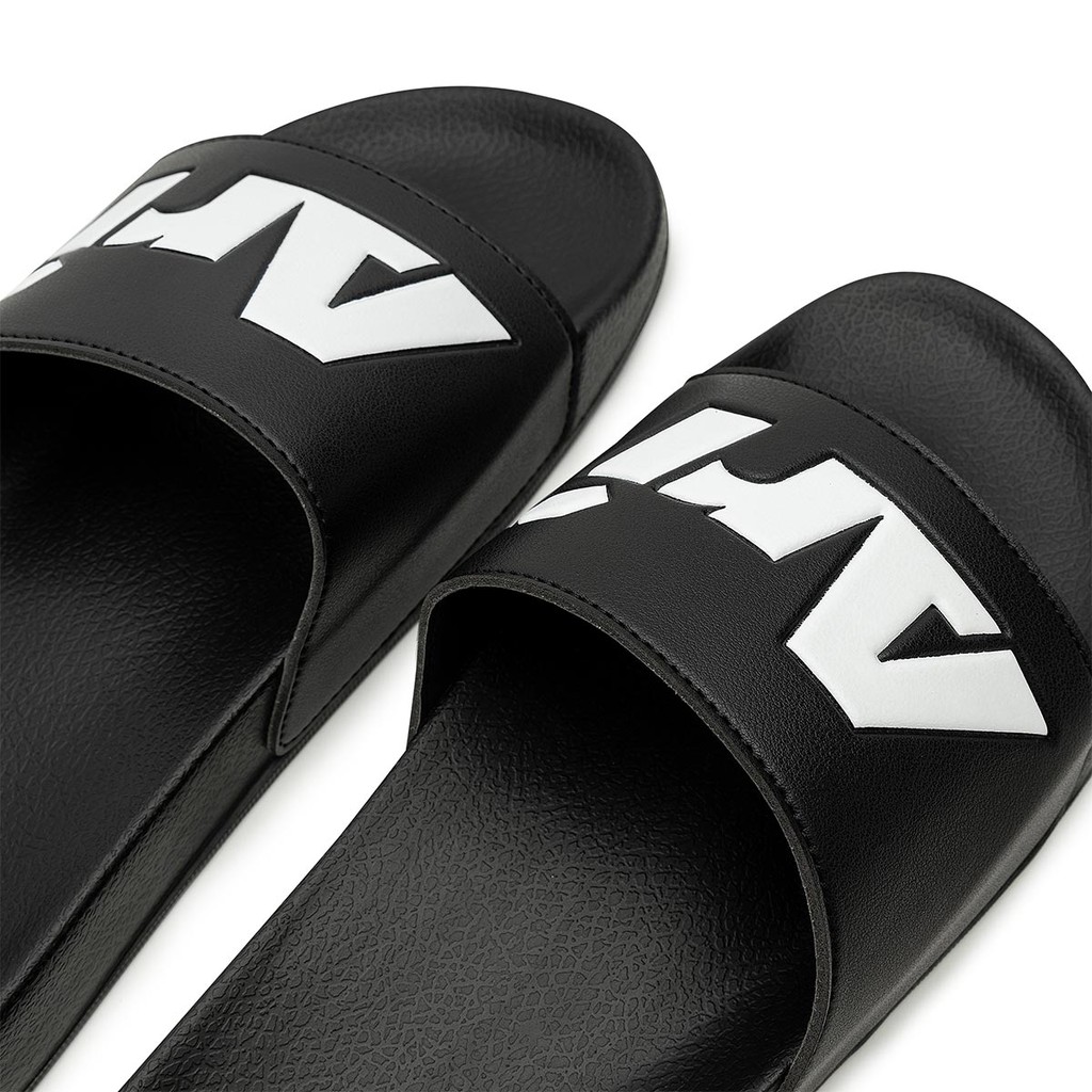 ARI SLIDE SANDALS - BLACKWHITE รองเท้าแตะ อาริ SANDALS สีดำ - arigear ...