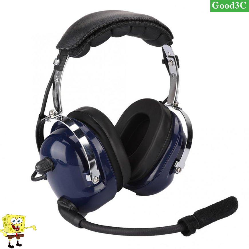 [Good] Noise Reduction General Aviation Headset Dual Plug Headset GA ...