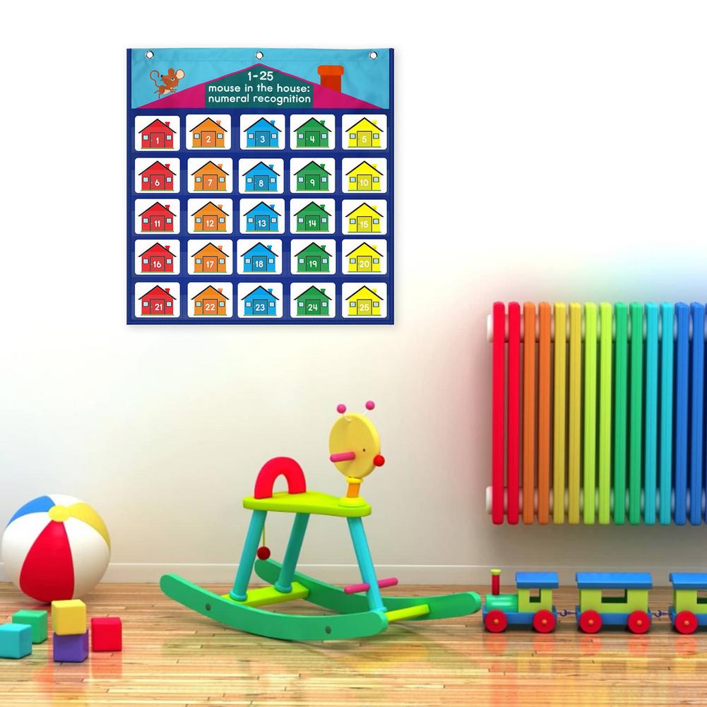 NewKindergarten Learning Posters Charts Infant Teaching Aid Educational ...