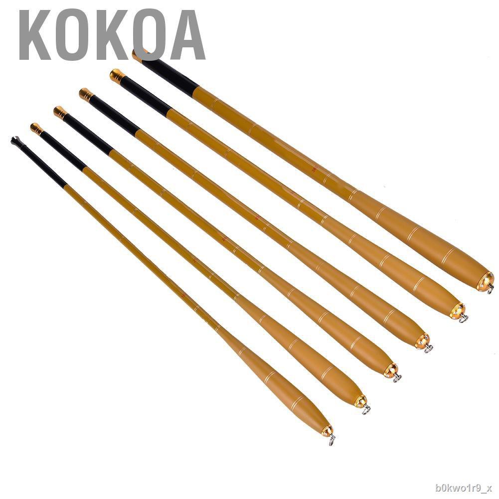 ♣sqWd Kokoa คันเบ็ดตกปลาคาร์บอนไฟเบอร์แบบพกพา 1.8 เมตร 2.1 เมตร 2.4 ...