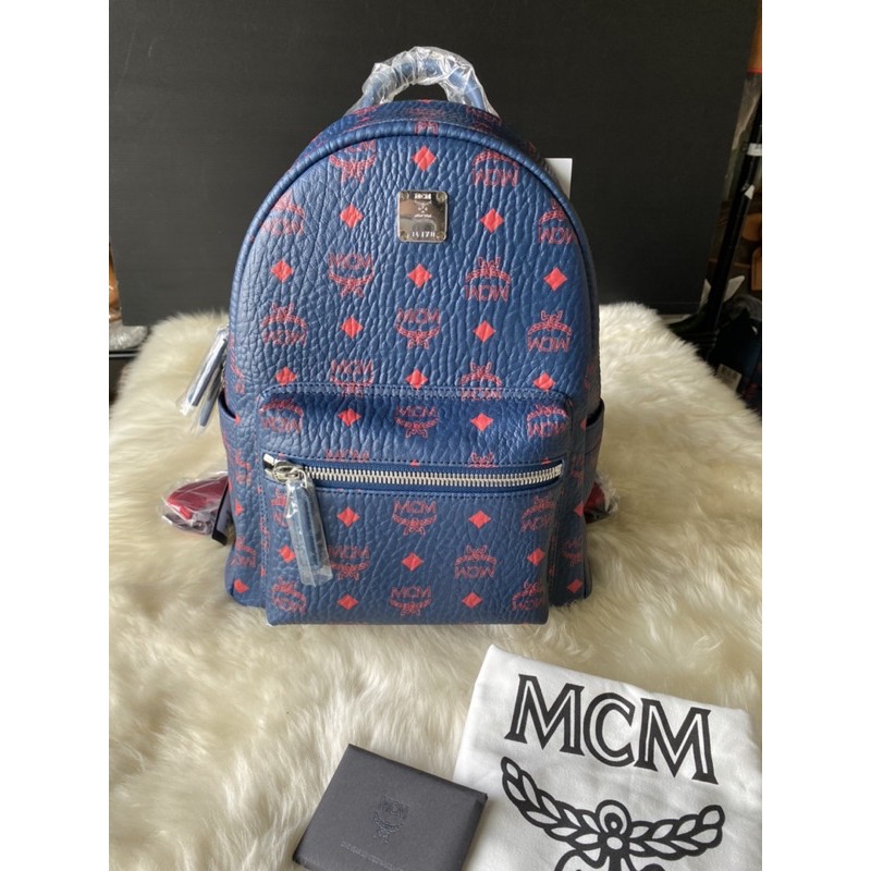 NEW MCM Backpack Small (แท้100%) | Shopee Thailand
