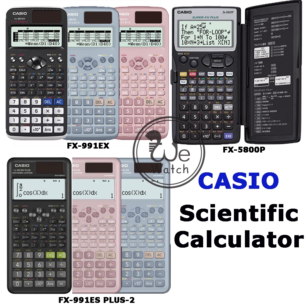 CASIO Scientific Calculators เครื่องคิดเลขวิทยาศาสตร์ รุ่น FX-5800P FX ...