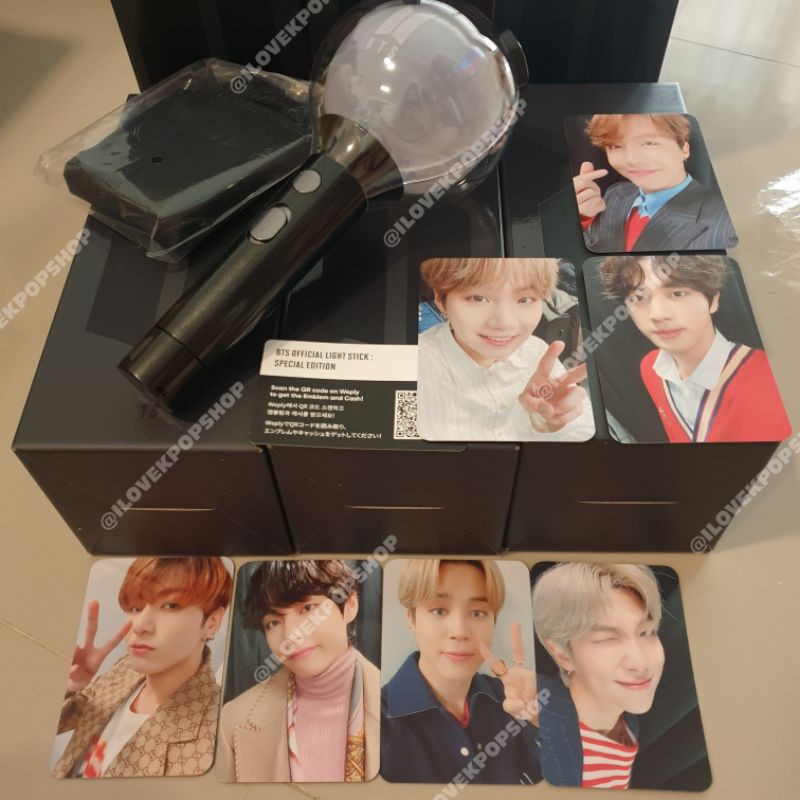 พร้อมส่ง แท่งไฟ BTS ARMY BOMB VER 4 BTS OFFICIAL LIGHT STICK MAP OF THE ...
