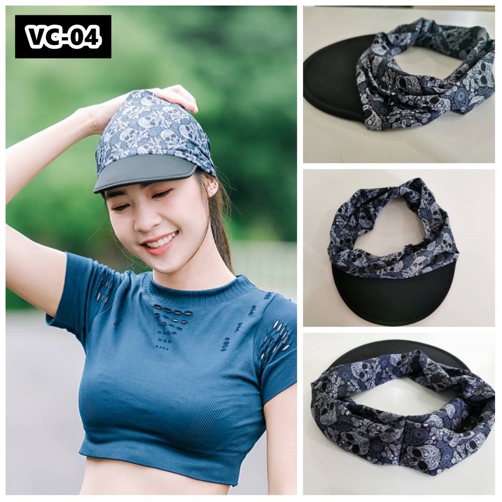Pack Run Visor หมวกผ้าอเนกประสงค์ (แบบปีกหมวกอ่อนม้วนเก็บได้) - 2b ...