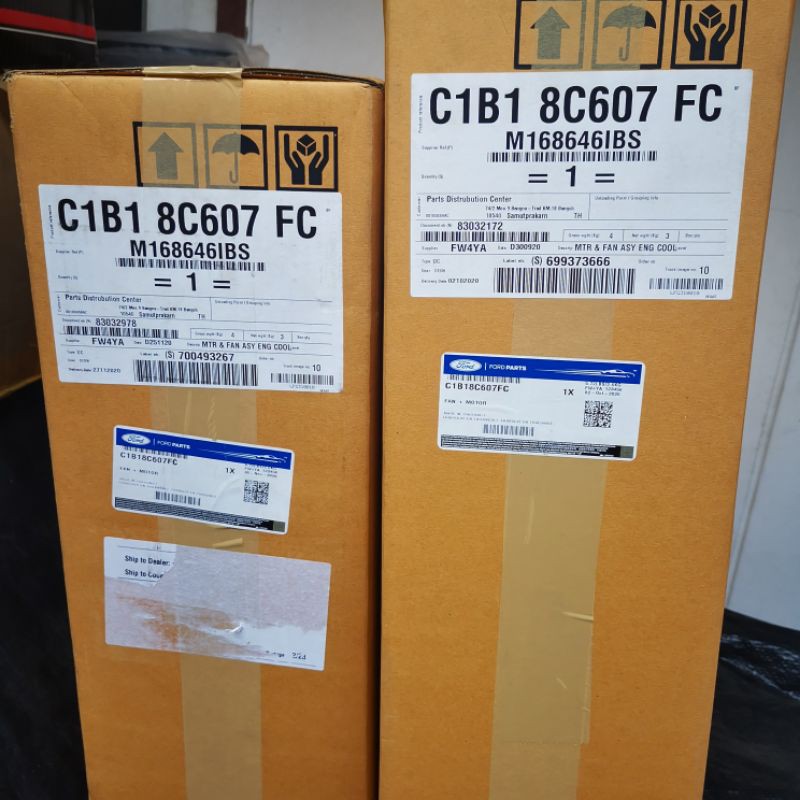 ชุดพัดลมฟอร์ดเฟียสต้า Fiesta ฟอร์ดเอคโค่สปอร์ต Ecosport แท้ศูนย์ ...