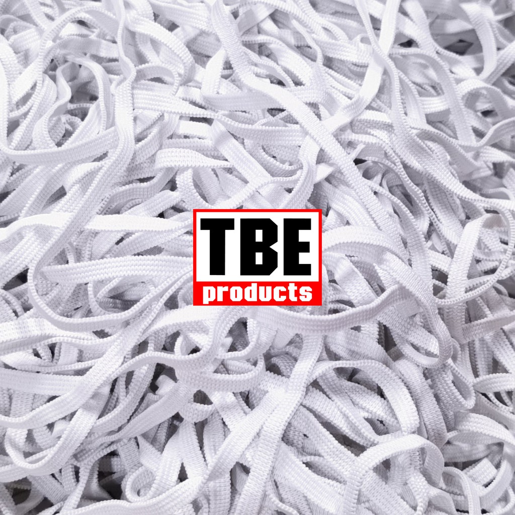 TBE ยางยืดโครเชต์ 10 กิโลกรัม สีขาว ยางยืดแบน - tbe.products - ThaiPick