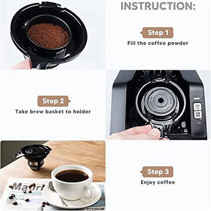 แคปซูลกาแฟ ใช้ซ้ําได้ สําหรับ Hamilton Beach FlexBrew 49979 49976 49966 ...