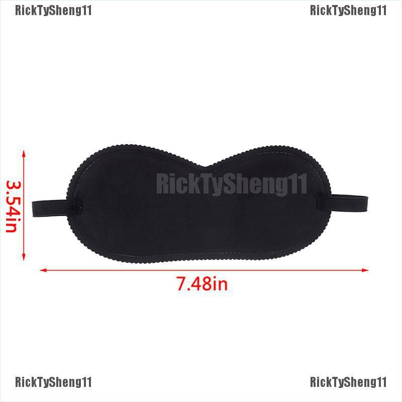 [COD RTS]Black Sleep Eye Mask Filled Sunshade Travel Sleep Relaxation ...