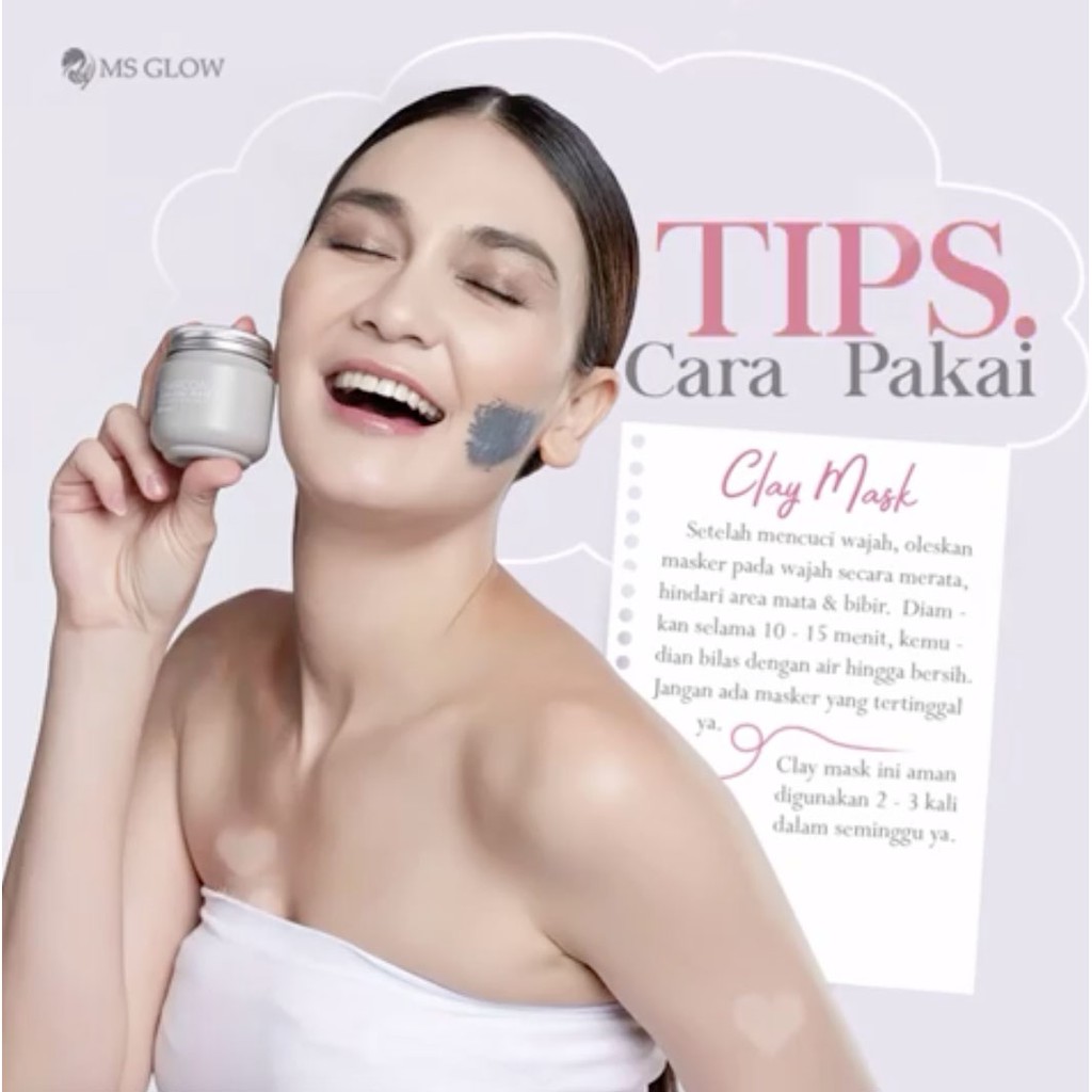 Ms Glow Clay Mask มาส์กหน้าถ่าน ของแท้ - ms_glow_cgk.th - ThaiPick