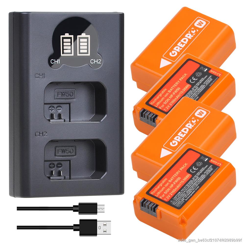 Np Fw50 Battery Charger Np-fw50 Battery For Sony A6000 A6400 A3000 ...