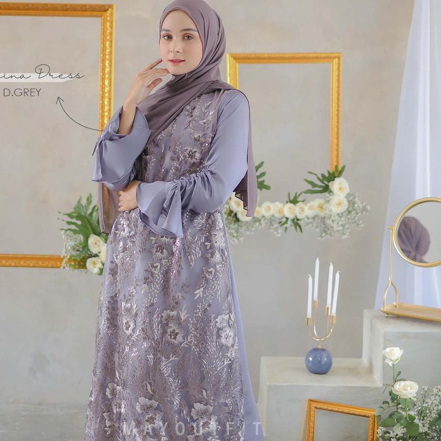(_067) LURINA ชุดเดรส LURINA แฟชั่นสตรี - jefriwirmarket.th - ThaiPick
