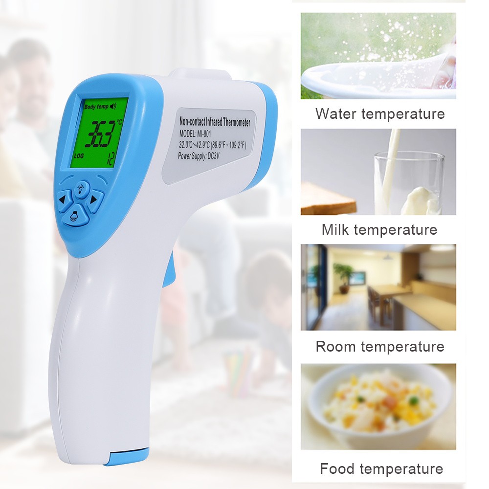 Infant, adult, LCD Forehead Digital Baby Thermometer Baby fever monitor ...