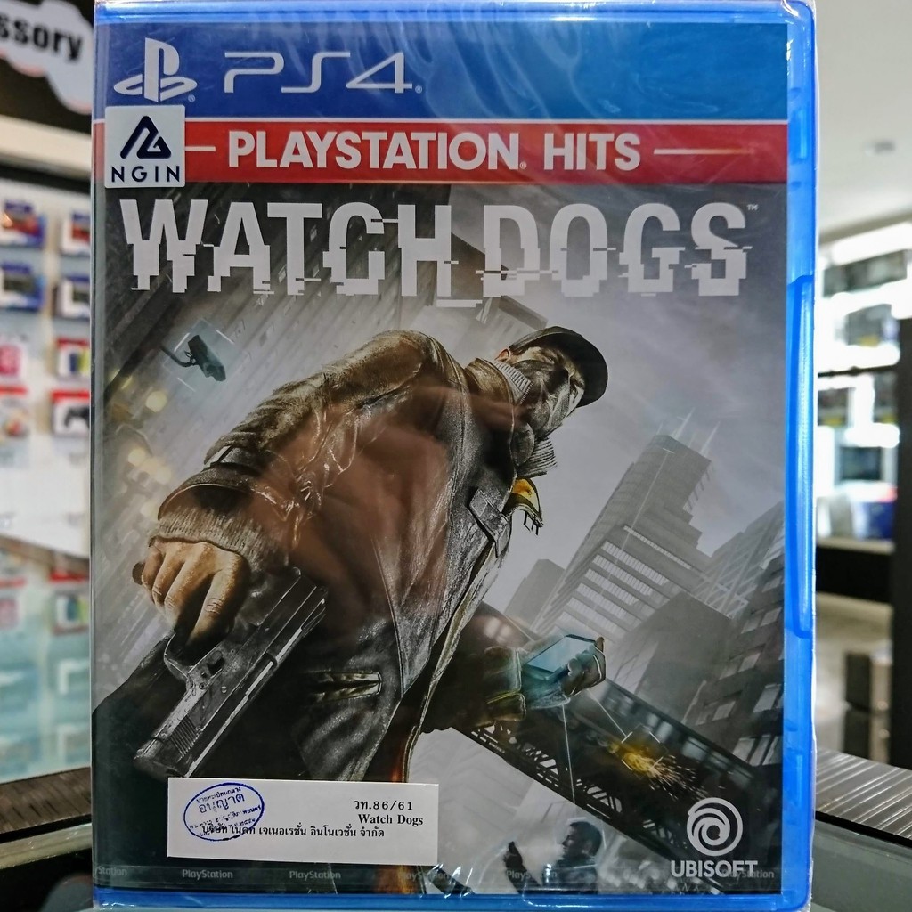 (ภาษาอังกฤษ) มือ1 Watch Dogs แผ่นเกม PS4 แผ่นPS4 (Watch Dogs Watch Dog ...