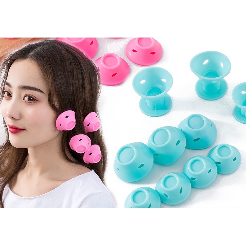 20Pcs Silicone Hair Curlers, Magic Hair Curlers, No Heat Magic Soft ...