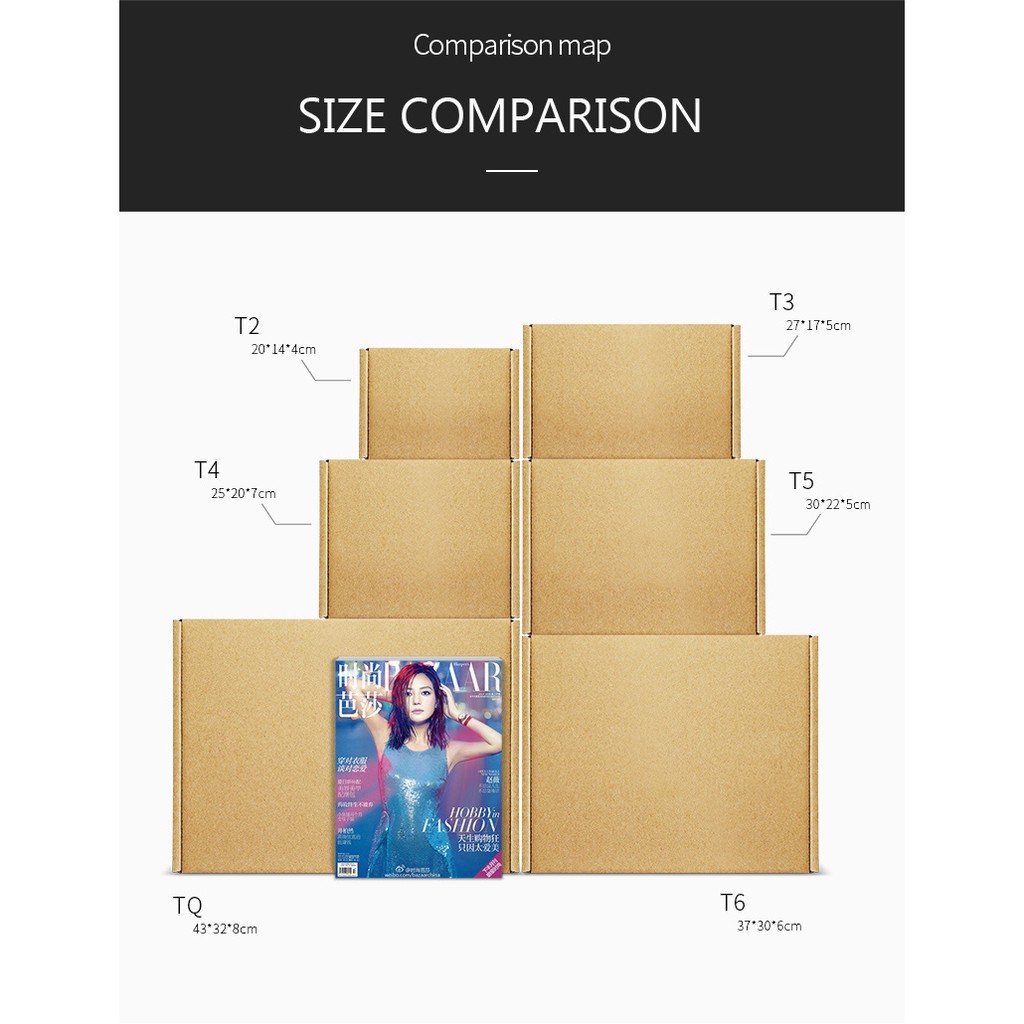 50 Pcs T3 3A (T3A) Craft Paper Box Packing Box Carton - bpmb717t9v ...