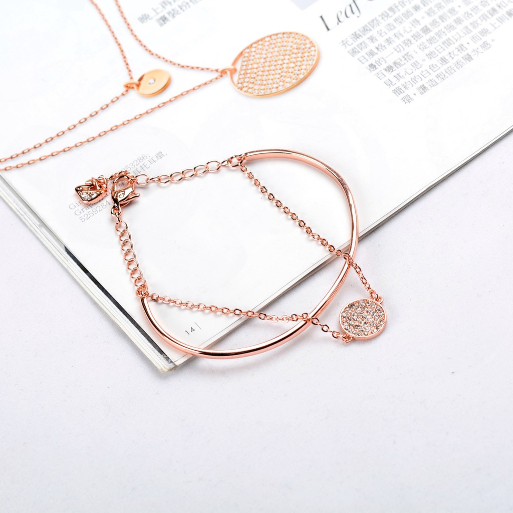SWAROVSKI GINGER สร้อยข้อมือคริสตัล 5274892 ของขวัญสําหรับคุณผู้หญิงและ ...