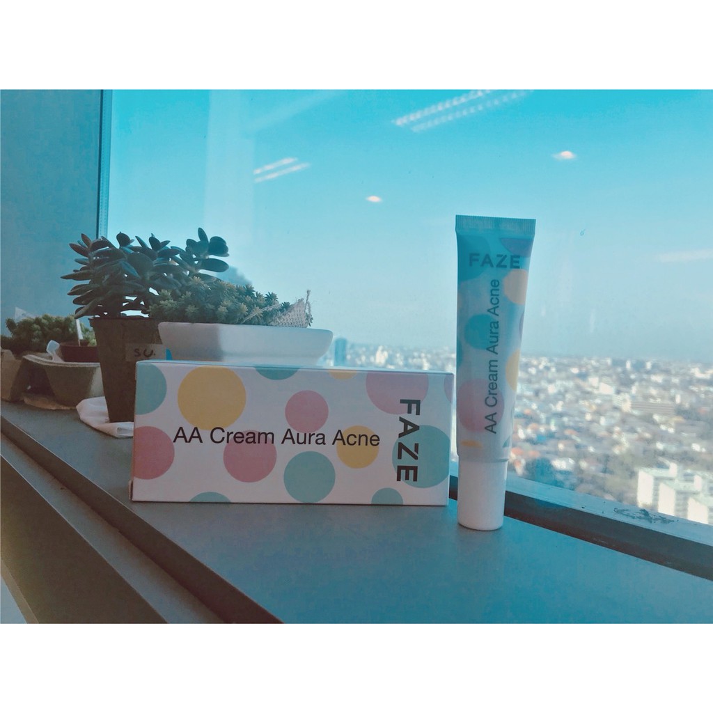 FAZE AA Cream Aura Acne รองพื้นกันแดดไร้สิว | Shopee Thailand