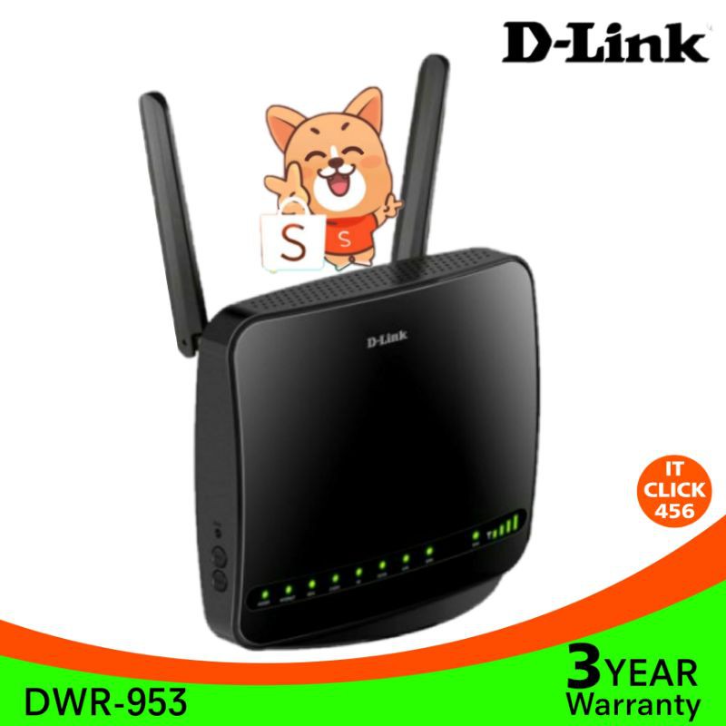 4G LTE Routerใส่Sim Wireless N3002 Lan Gigabit D-Link DWR-920 ...