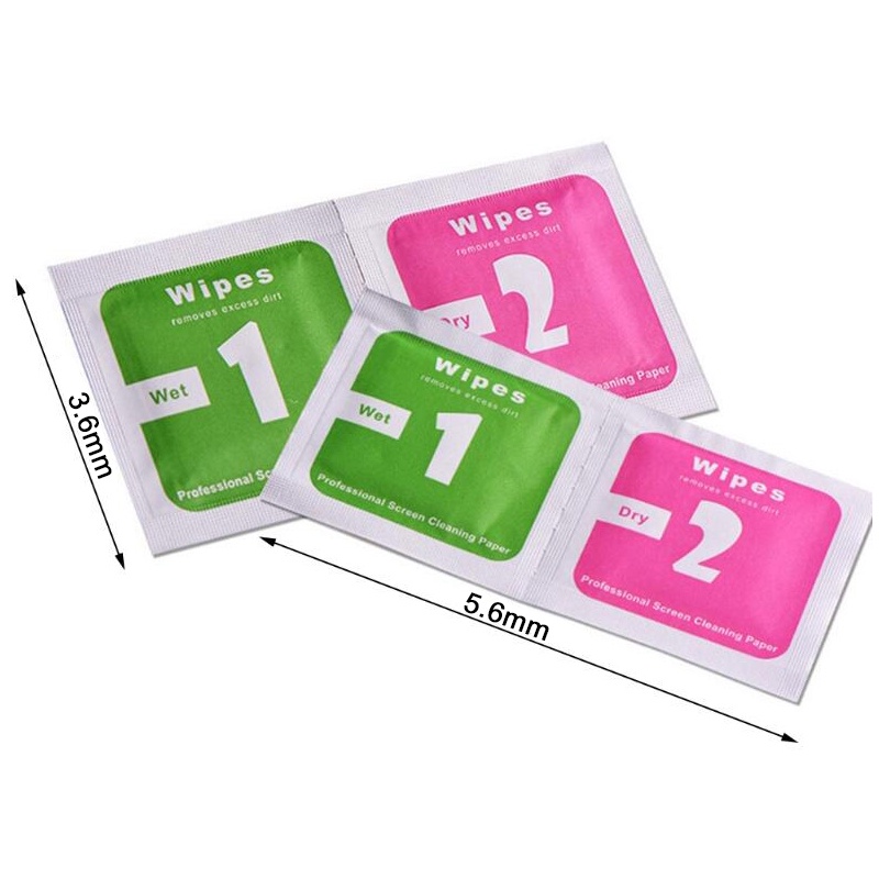 ภาพยนตร์โทรศัพท์มือถือ100pcs Wet Dry Cleaning Wipes Cellphone Tablet ...