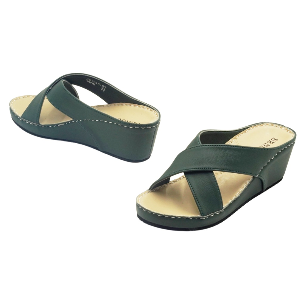 รองเท้าส้นตันเพื่อสุขภาพ คอมฟอร์ทใส่บาย พื้นนิ่มมาก กันลื่นอย่างดี ...