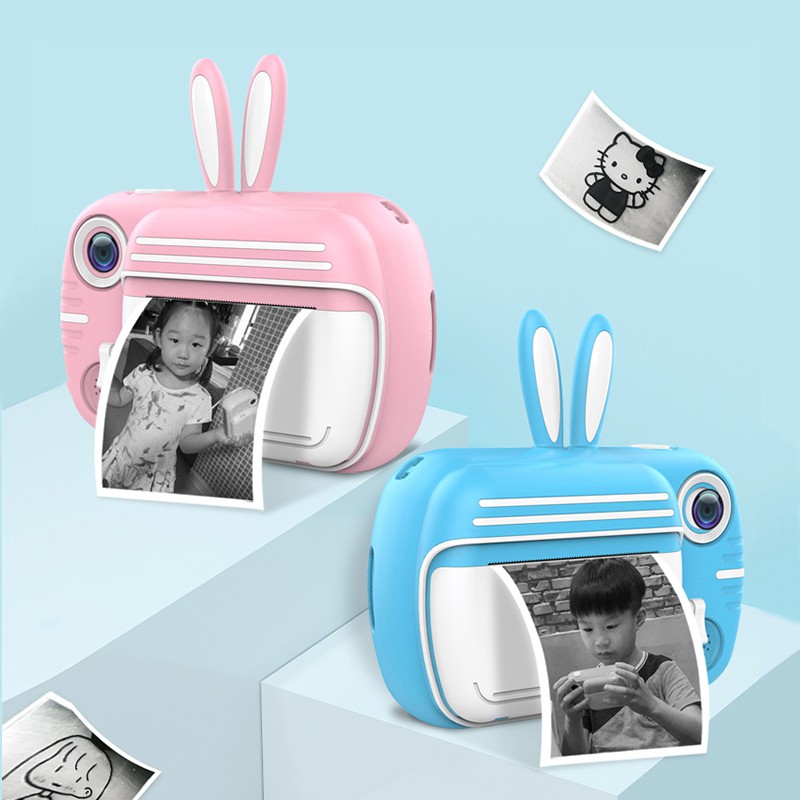 Children Instant Print Camera For Kids Print Camera 1080P Digital ...
