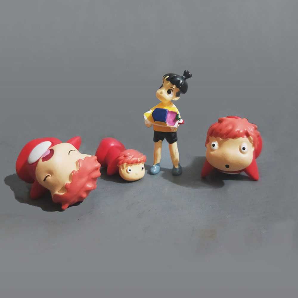 REBUY DIY Landscaping Ponyo On The Cliff Action Figures Sosuke ...