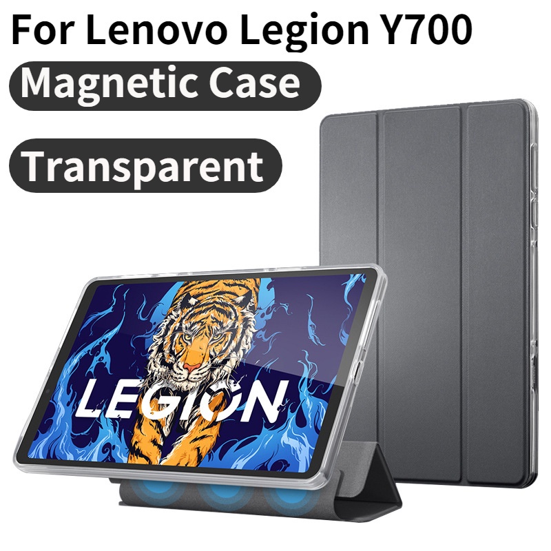 เคสโทรศัพท์มือถือ TPU แบบใส บางพิเศษ พร้อมแม่เหล็ก สําหรับ Lenovo Legion Y700 8.8 นิ้ว 2022 TB ...