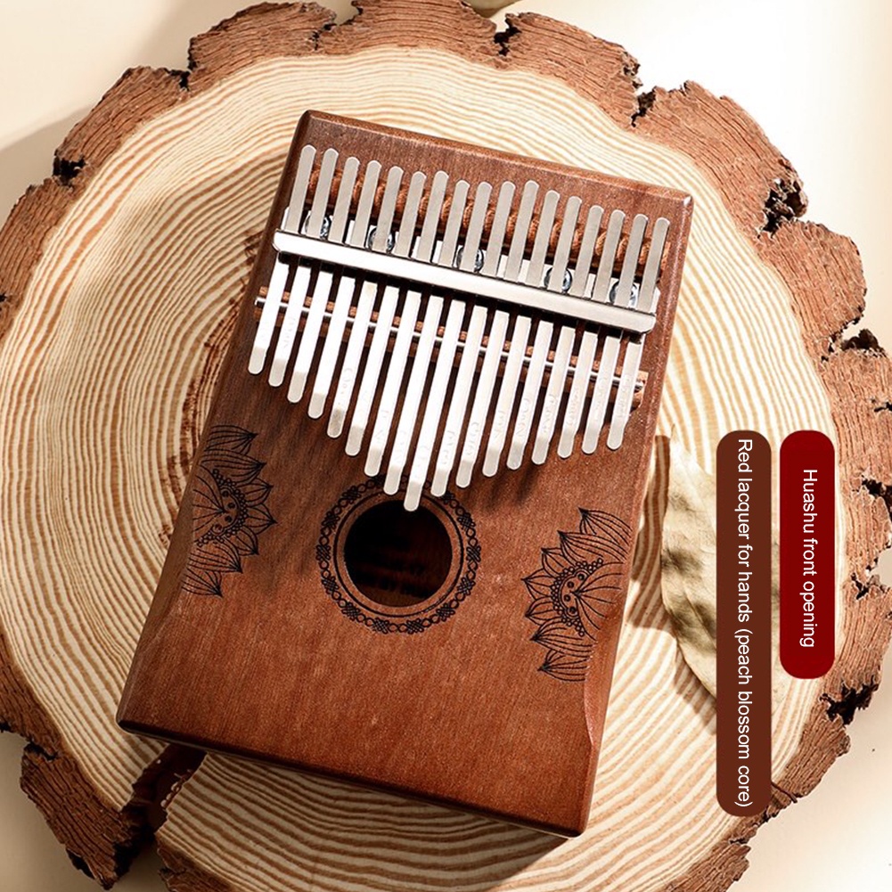 Kalimba 17 Keys Thumb Piano High Quality Handguard Wood Mahogany Body ...