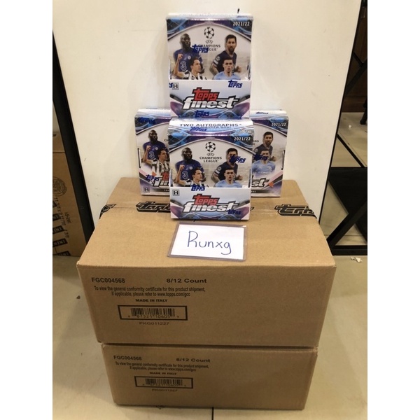 พร้อมส่ง 2021-22 Topps Finest UEFA Champions League Soccer Hobby Box - rungrrb42 - ThaiPick