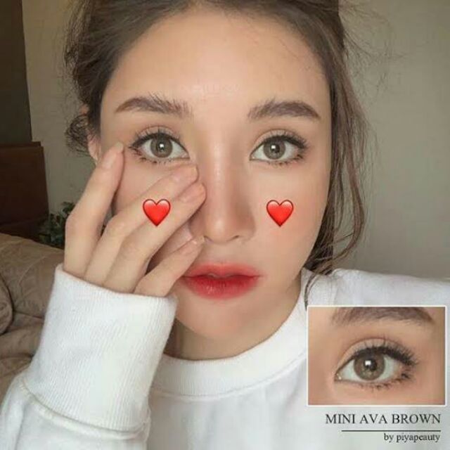 คอนแทคเลนส์มินิ kitty kawaii mini ava | Shopee Thailand