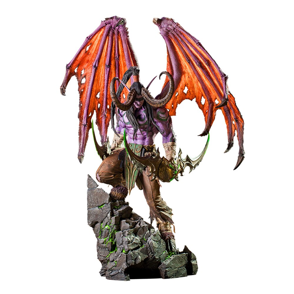 World Of Warcraft Figure Figurine Illidan WOW Toys Game Action Demon ...