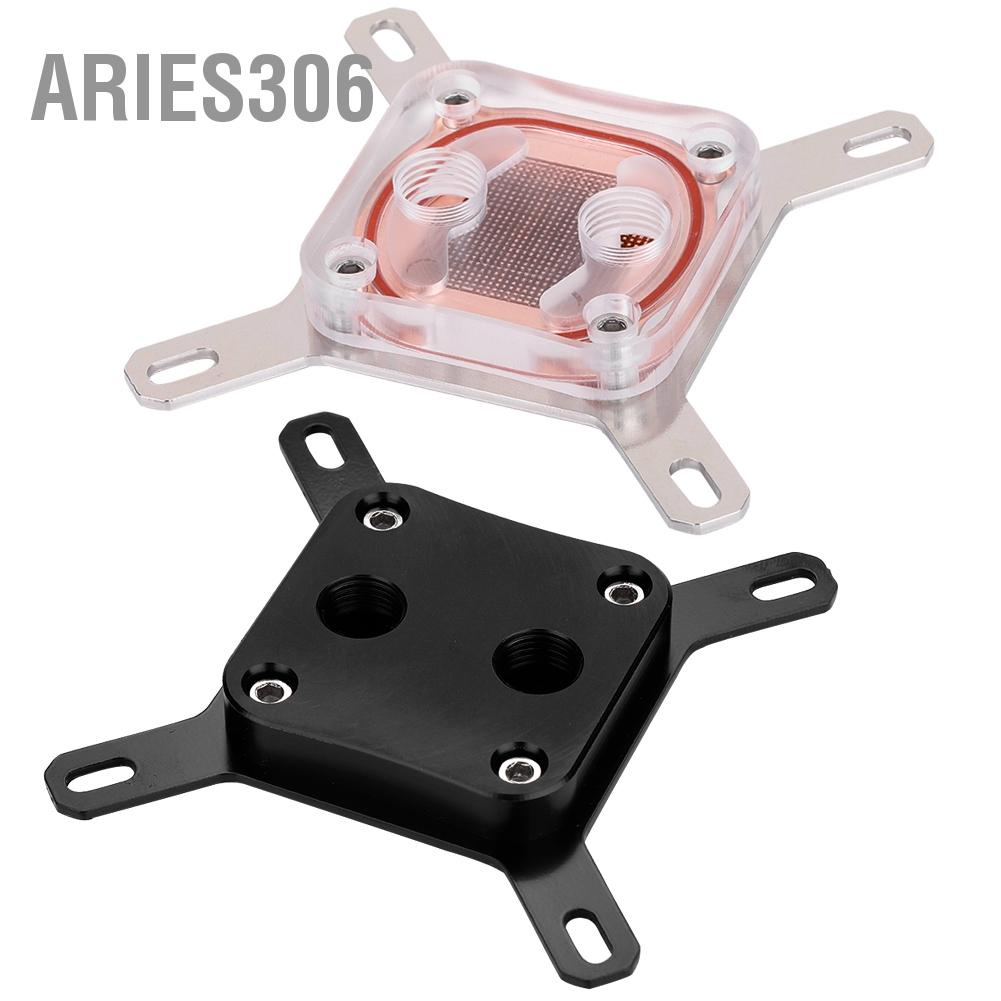 Aries306 Universal Computer CPU Acrylic Water Cooling Block Waterblock ...