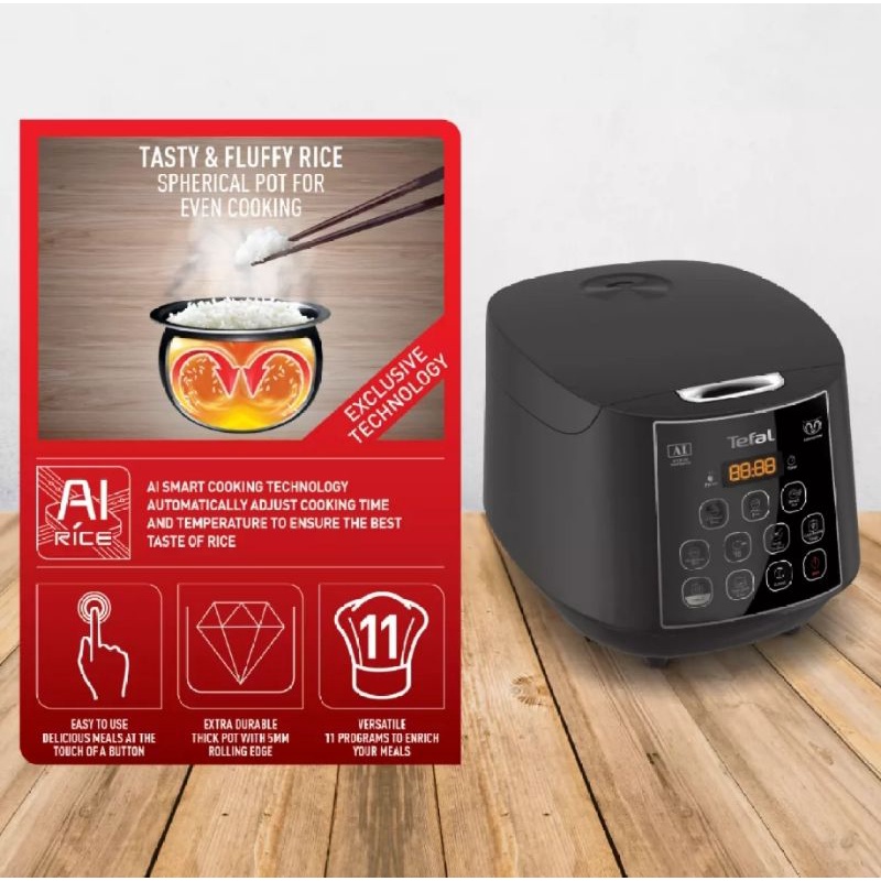 ลดจุกๆ11.11หม้อหุงข้าว EASY RICE PLUSขนาด 1.8 ลิตร รุ่น RK736B66 ฝาใน ...