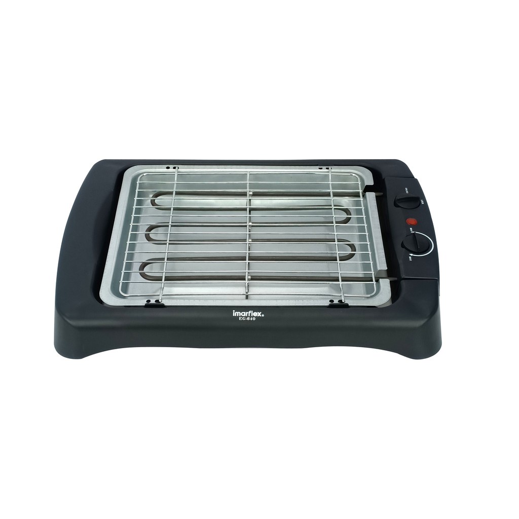IMARFLEX เตาปิ้งย่าง อเนกประสงค์ รุ่น EG-640 มีถาดเก็บน้ำมัน กำลังไฟฟ้า 2000 W. เตาปิ้งไร้ควัน ...