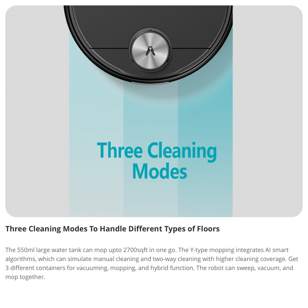 Viomi Robot Vacuum Cleaner V3 (Global Version) หุ่นยนต์ดูดฝุ่น LDS ...