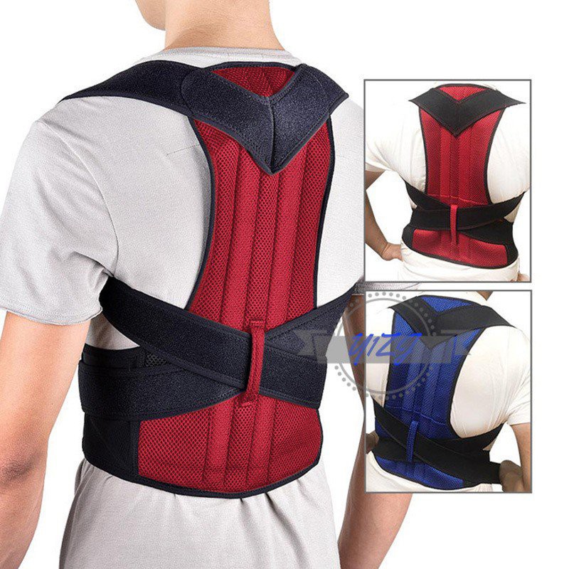 bUYK Back Posture Corrector Shoulder Lumbar Brace Spine Support ...