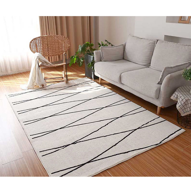 Short pile carpet living room carpet Nordic style imitating cashmere ...