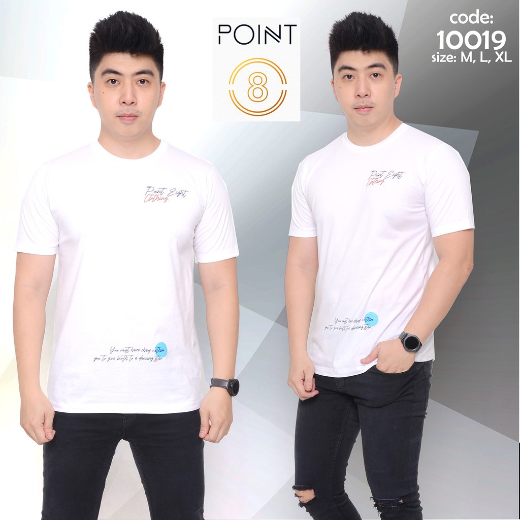 เสื้อยืดผ้าฝ้าย Point 8 Comb 30 S Code 10019 สําหรับผู้ชาย - plummy8.th ...