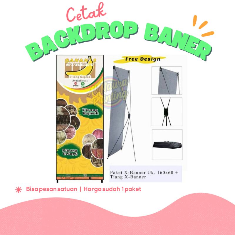 แบนเนอร์ X benner โปรโมชั่น พร้อมเสาเหล็ก ที่ทนทาน | Shopee Thailand