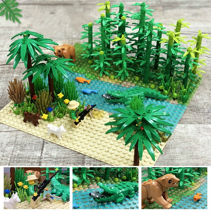 ☄Base Plates Tropical Rainforest Amazon Jungle Building Blocks Lego ...