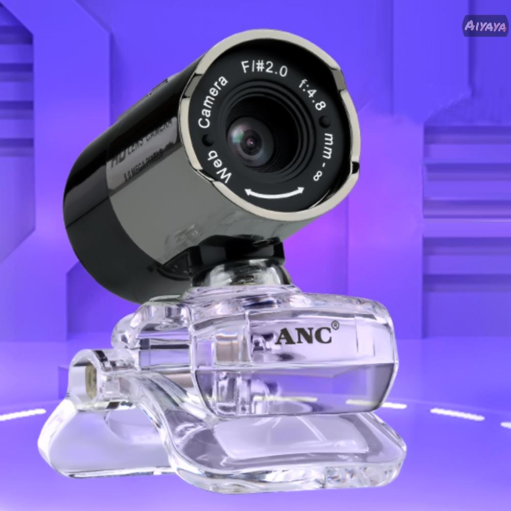 READY STOCK Aoni Webcam High Definition Camera Web Cam Night Vision USB ...