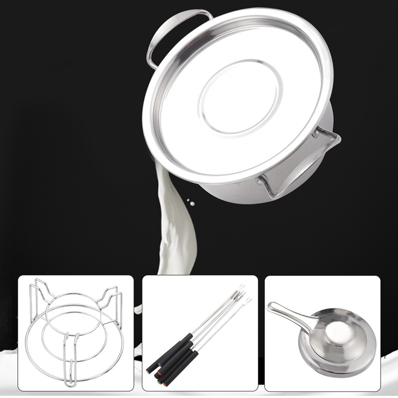 10-Piece Set Multifunctional Stainless Steel Ice Cream Hot Pot Ready ...