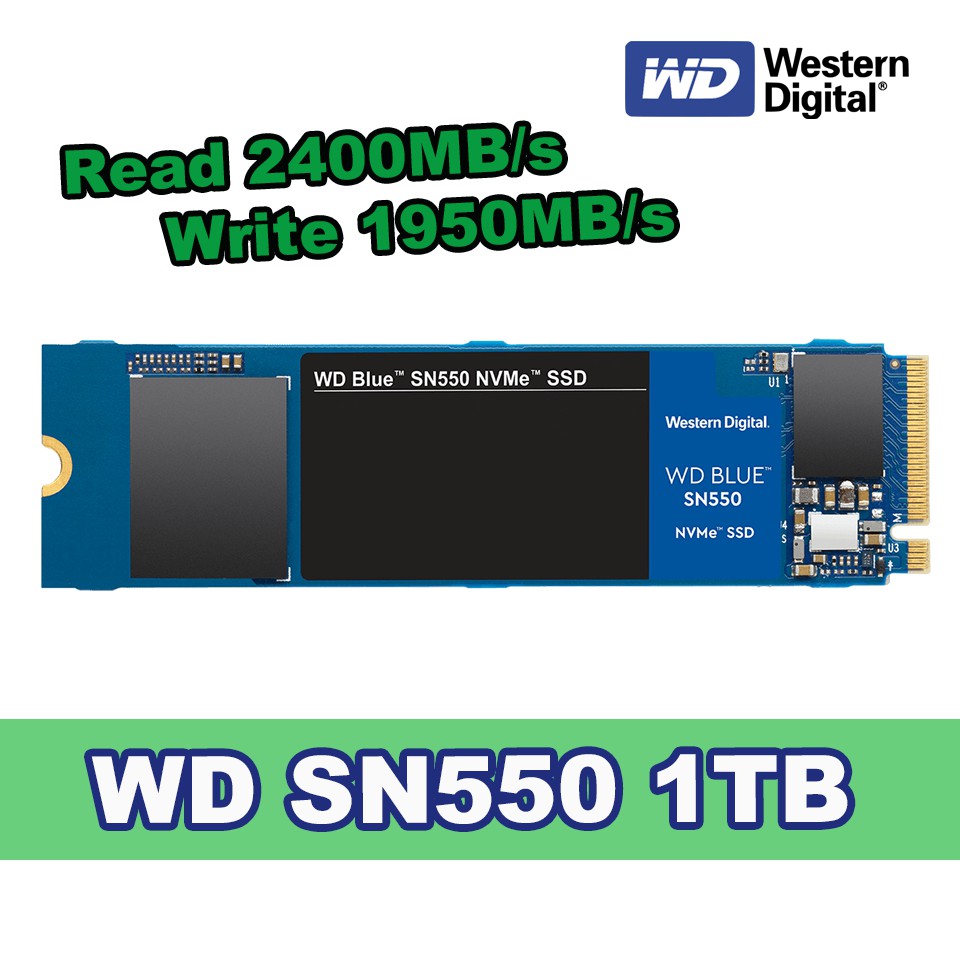 WD BLACK SN750 1TB SSD NVMe M.2 2280 (5Y) ( WDS100T3X0C ) Gen 3 MS6-000067 Internal Solid State ...
