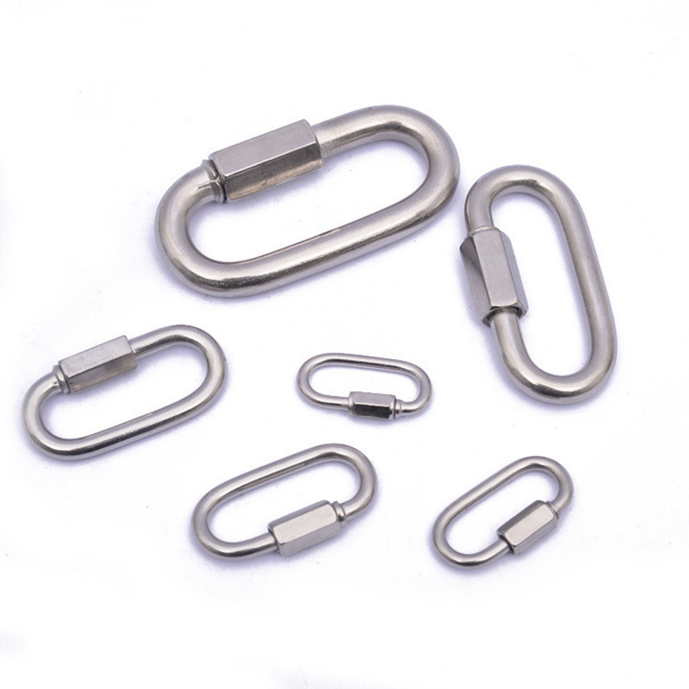 CHINK Universing Stainless Steel Screw Lock Climbing Gear Carabiner ...