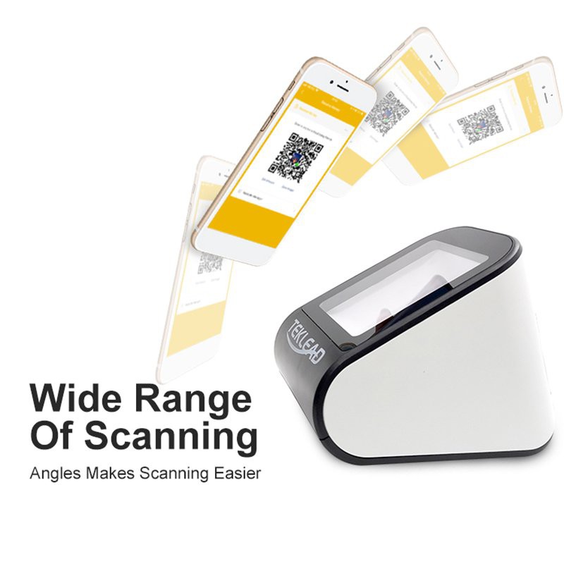 QR code scanner for Mobile phone E-ticket 1D 2D barcode reader Wired ...